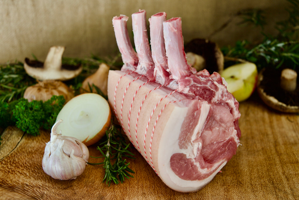 Pork Loin Rack with Crackling